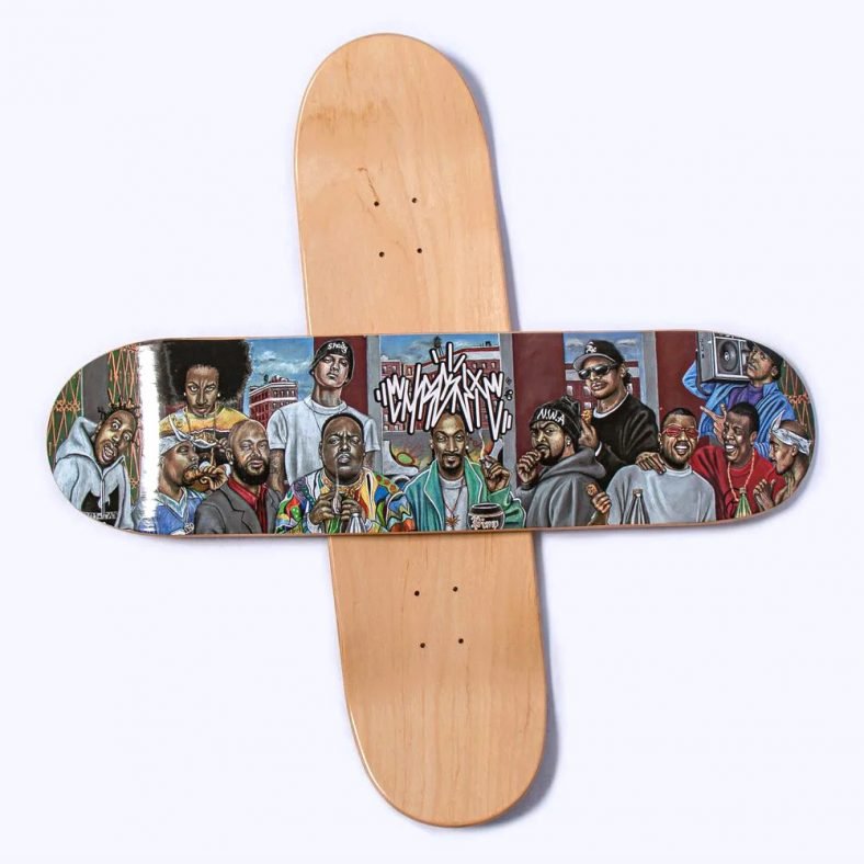 Shape Skate Chronic Rap Santa Ceia 420 | Essência Skateboard